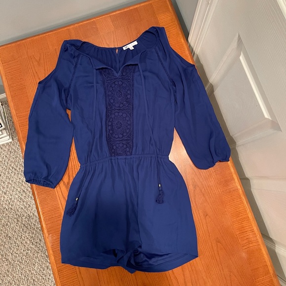 Pants & Jumpsuits | Royal Blue Romper | Poshmark